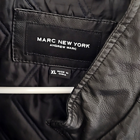 Andrew Marc | Jackets & Coats | Andrew Marc New York Mens Faux Leather ...